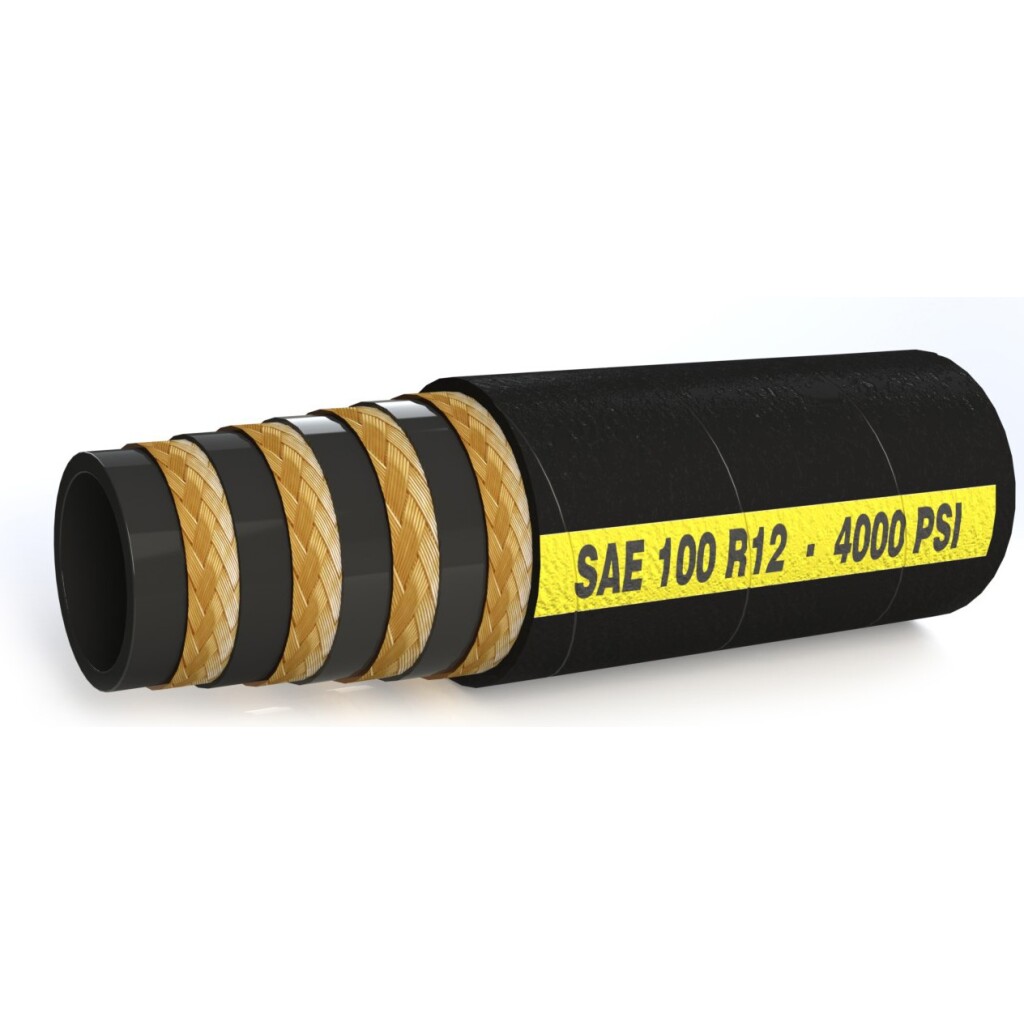 Manguera con una trenza de acero SAE 100 R12 AT – Acomanflex